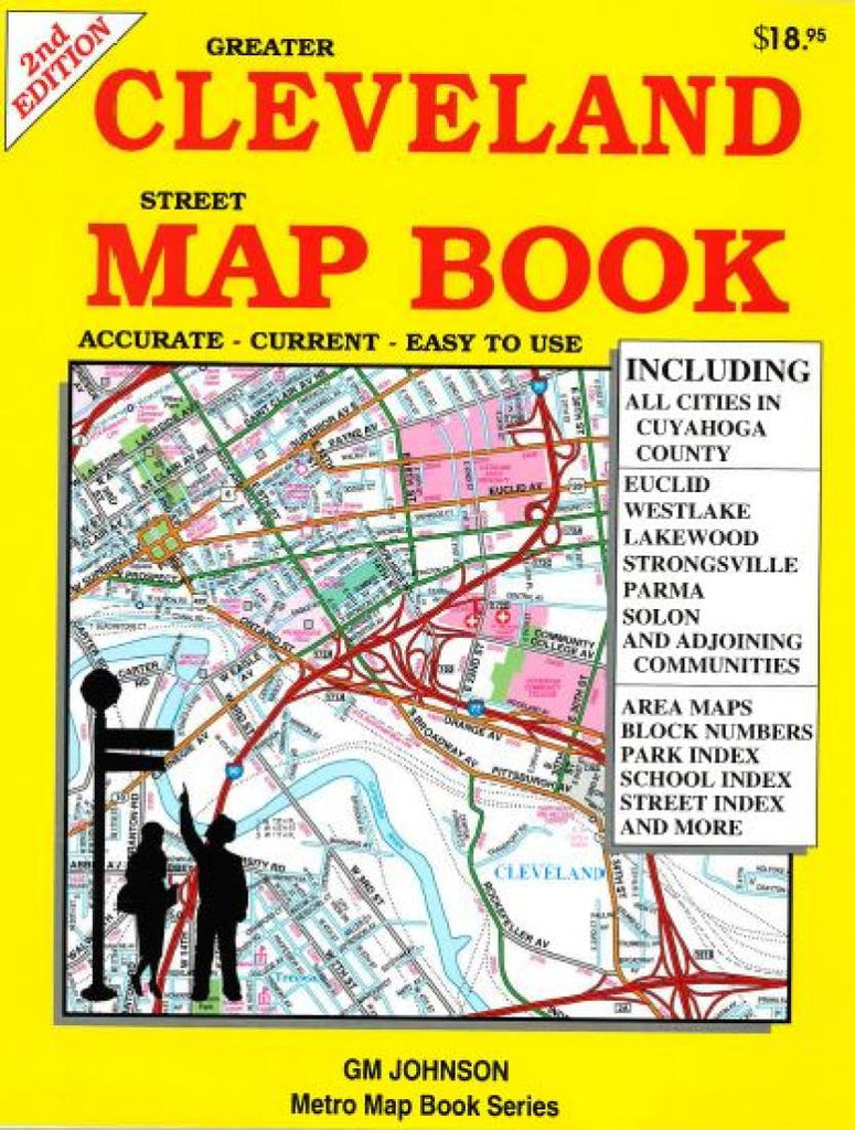 Buy map: Cleveland, Ohio, Street Map Book by GM Johnson – YellowMaps ...
