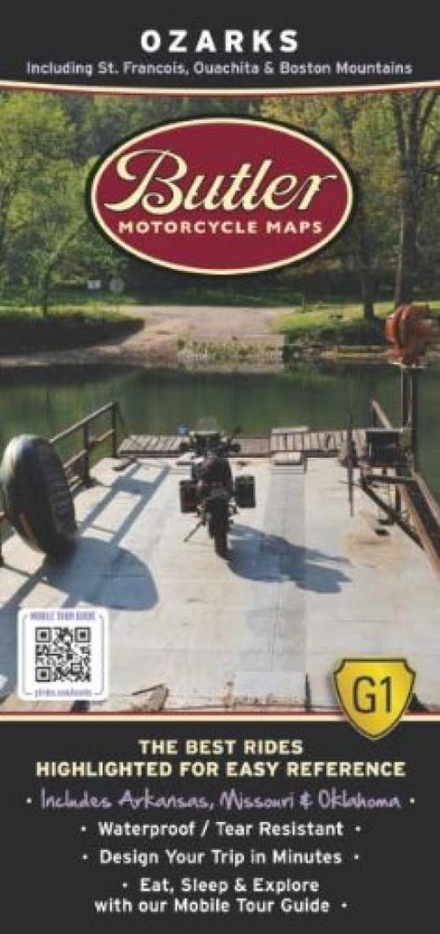 Buy map: Ozarks by Butler Motorcycle Maps – YellowMaps Map Store