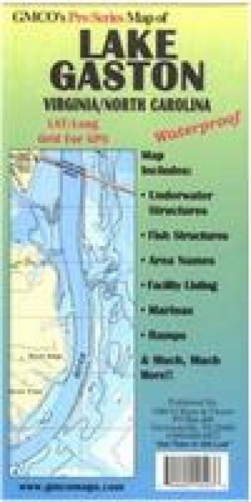 Buy map: Lake Gaston Chart & Fishing Map – YellowMaps Map Store