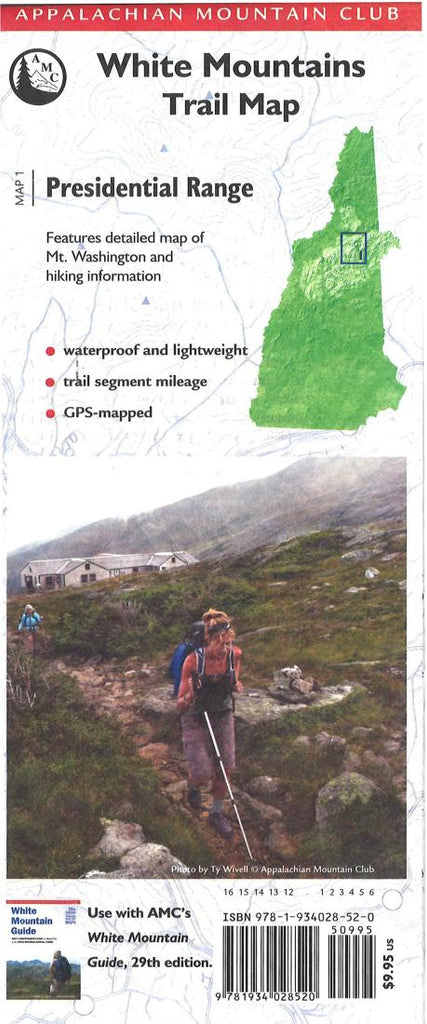 Buy map: White Mountains Trail Map – YellowMaps Map Store