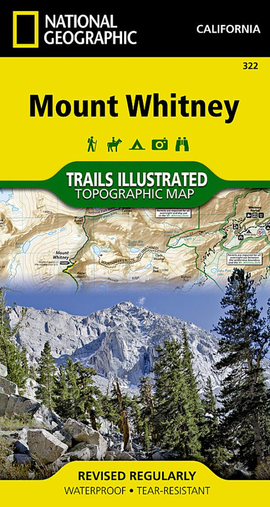 Buy map: Mount Whitney Trail Map – YellowMaps Map Store