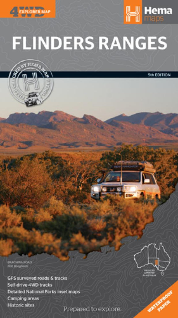 Buy map: Flinders Ranges : 4wd explorer map – YellowMaps Map Store