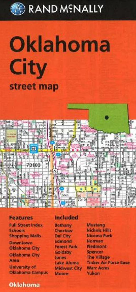 Buy map: Oklahoma City, Oklahoma, Street Map by Rand McNally ...