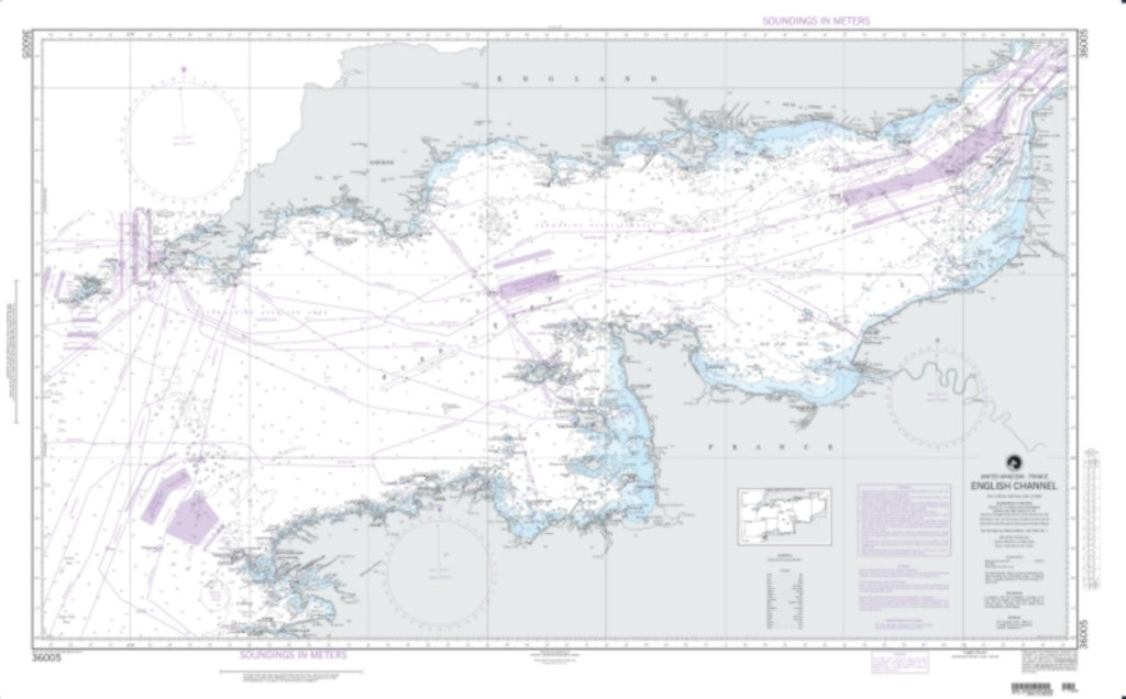 Buy map: English Channel (NGA-36005-2) by National – YellowMaps Map Store