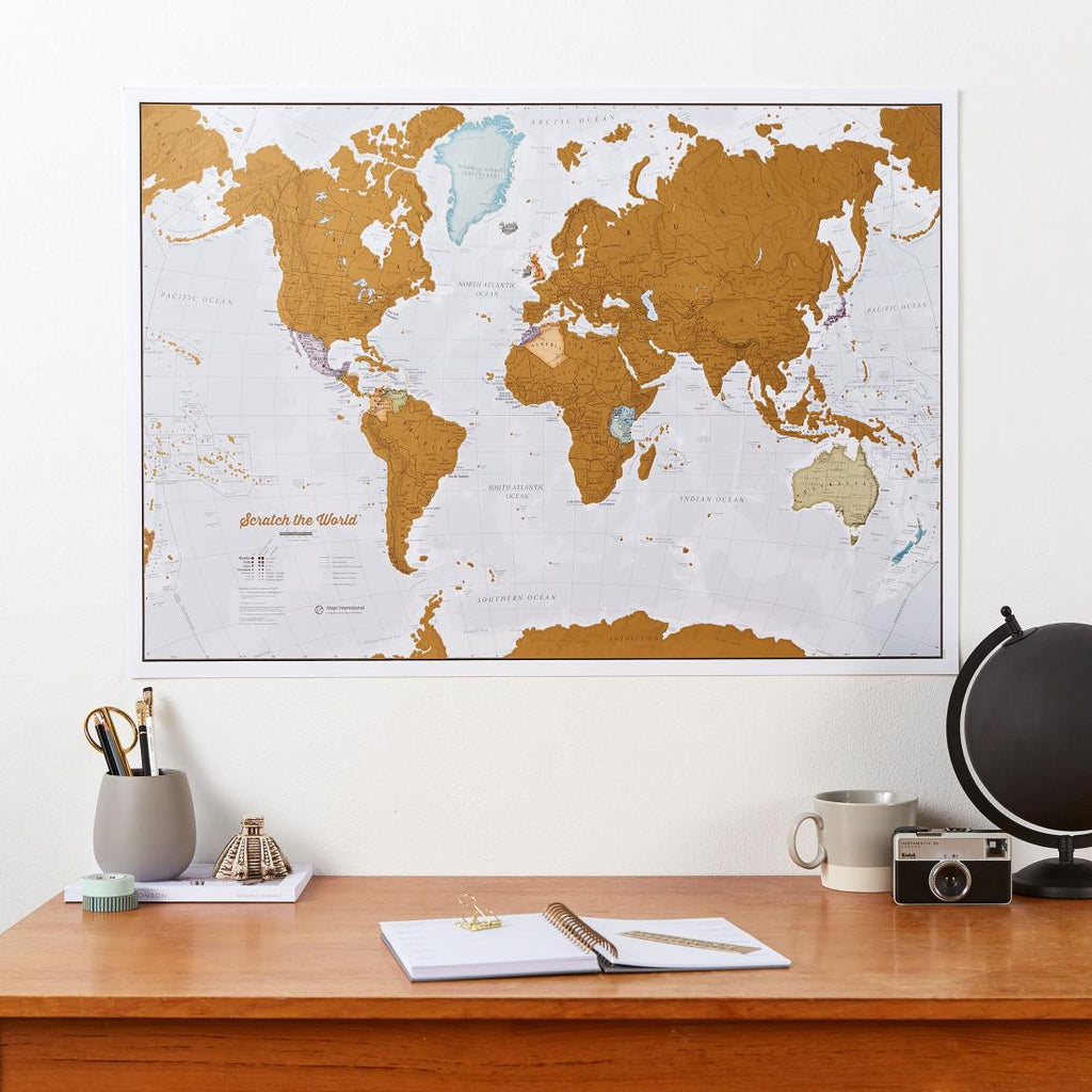 Buy map: Scratch the World Wall Map – YellowMaps Map Store