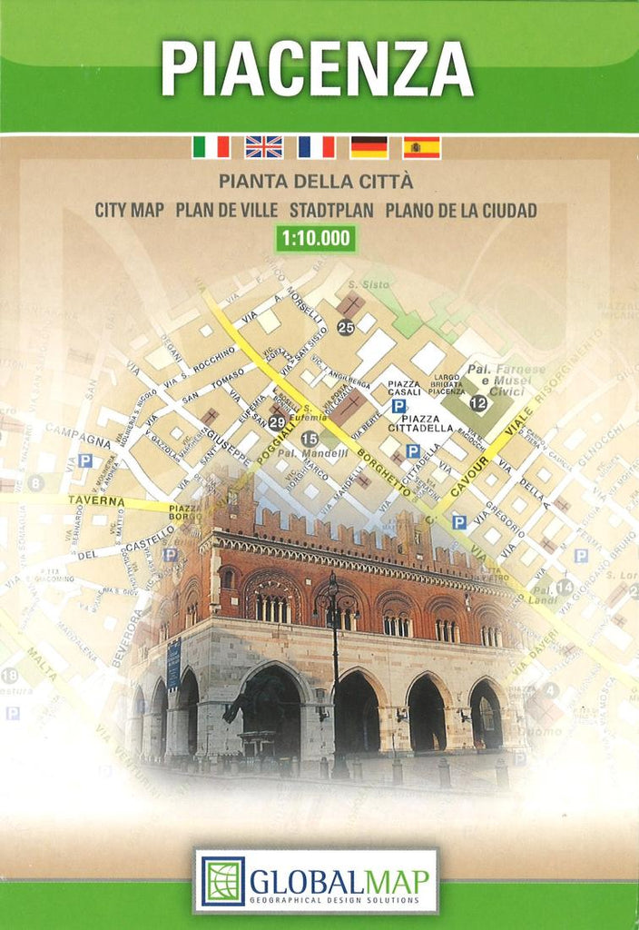 Buy map: Piacenza, Italy by Litografia Artistica Cartografica ...
