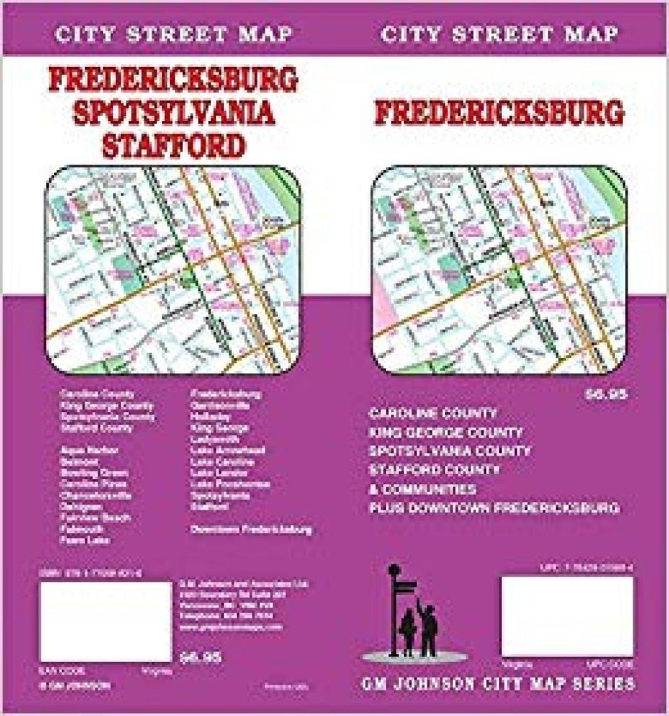 Buy map: Fredericksburg : city street map = Fredericksburg ...