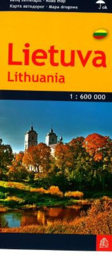 Buy map: Lithuania road map, laminated by Jana Seta – YellowMaps Map Store
