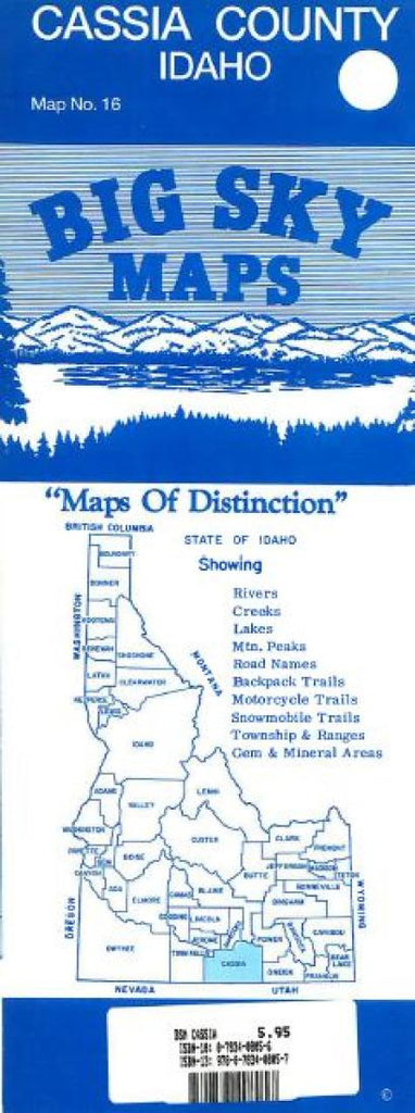 Buy map: Cassia County, Idaho by Big Sky Maps – YellowMaps Map Store