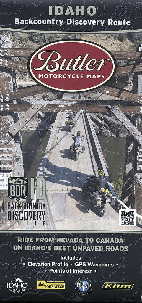 Buy map: Idaho Backcountry Discovery Route by Butler Motorcycle Maps ...
