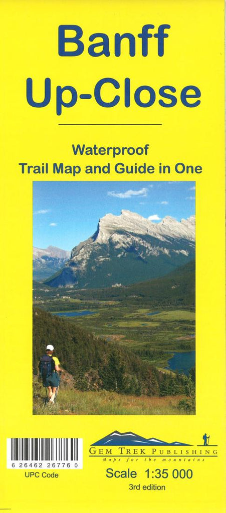 Buy map: Banff, Up-Close Trail Map and Guide (waterproof) by Gem Trek ...