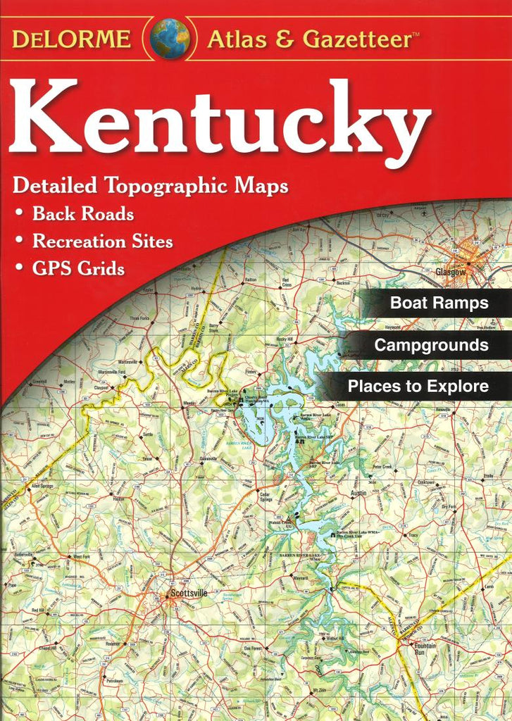 Buy map: Kentucky, Atlas and Gazetteer by DeLorme – YellowMaps Map Store