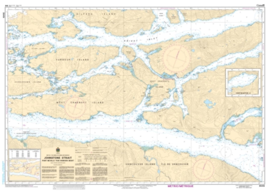 Buy map: Johnstone Strait, Port Neville to/a Robson Bight by Canadian ...