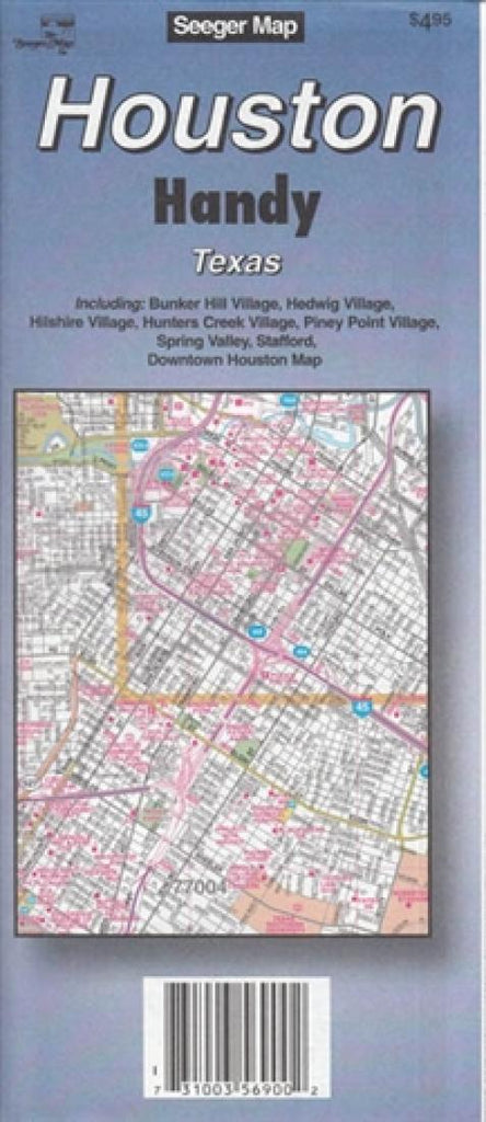 Buy map: Houston, Texas Handy Map by The Seeger Map Company Inc ...