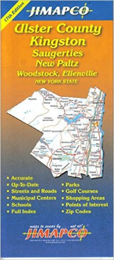 Buy map: Ulster County, New York by Jimapco – YellowMaps Map Store