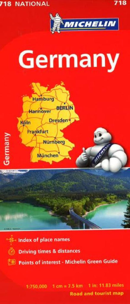 Buy map: Germany (718) by Michelin Maps and Guides – YellowMaps Map Store