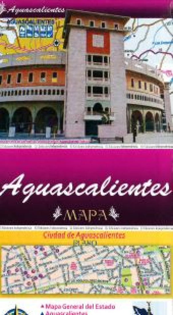 Buy map: Aguascalientes, Mexico, State and Major Cities Map by ...