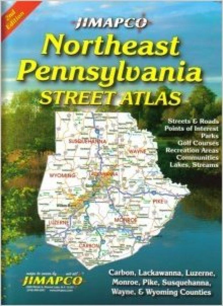 Buy map: Pennsylvania, Northeast, Atlas by Jimapco – YellowMaps Map Store
