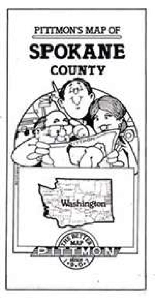 Buy map: Spokane County, Washington by Pittmon Map Company – YellowMaps ...