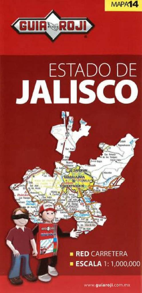 Buy map: Jalisco, Mexico, State Map by Guia Roji – YellowMaps Map Store