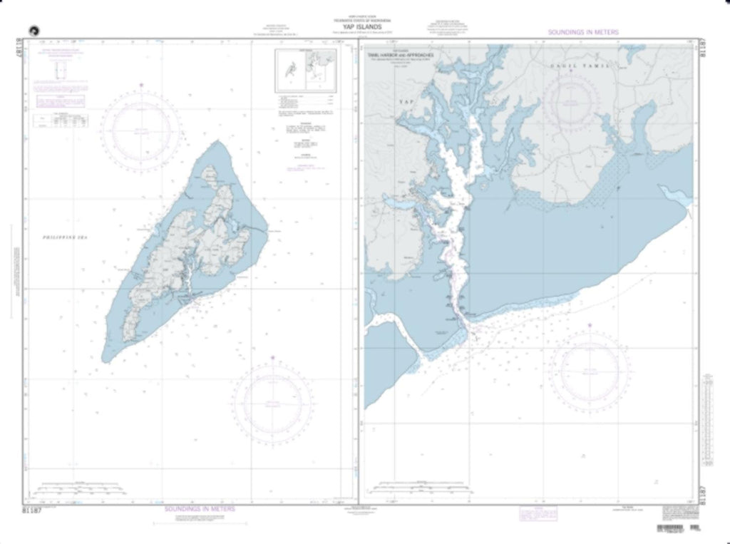 Buy map: Yap Islands (Caroline Islands - North Pacific) (NGA-81187-5 ...