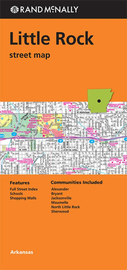 Buy map: Little Rock, Arkansas by Rand McNally – YellowMaps Map Store