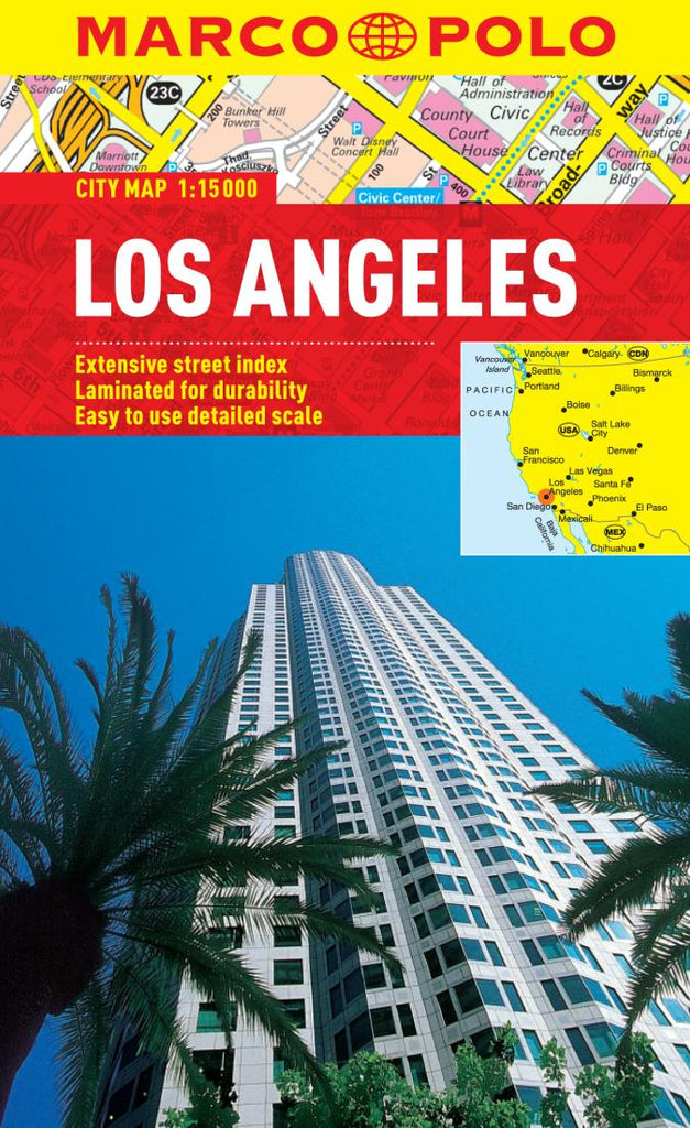 Buy map: Los Angeles, California by Marco Polo Travel Publishing Ltd ...