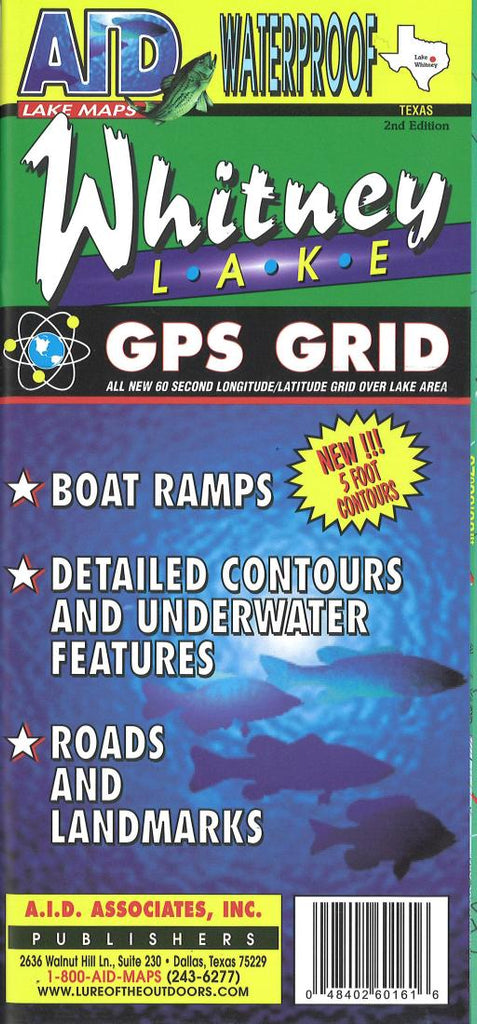 Buy map: Whitney Lake Fishing Map – YellowMaps Map Store