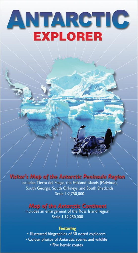 Buy map: Antarctic Explorer Map by Ocean Explorer Maps – YellowMaps Map ...