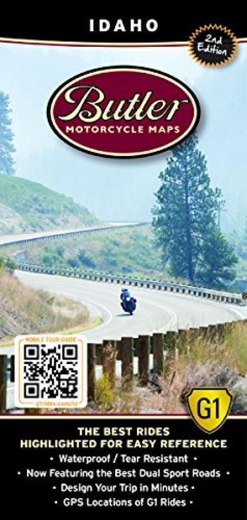 Buy map: Idaho G1 Map by Butler Motorcycle Maps – YellowMaps Map Store