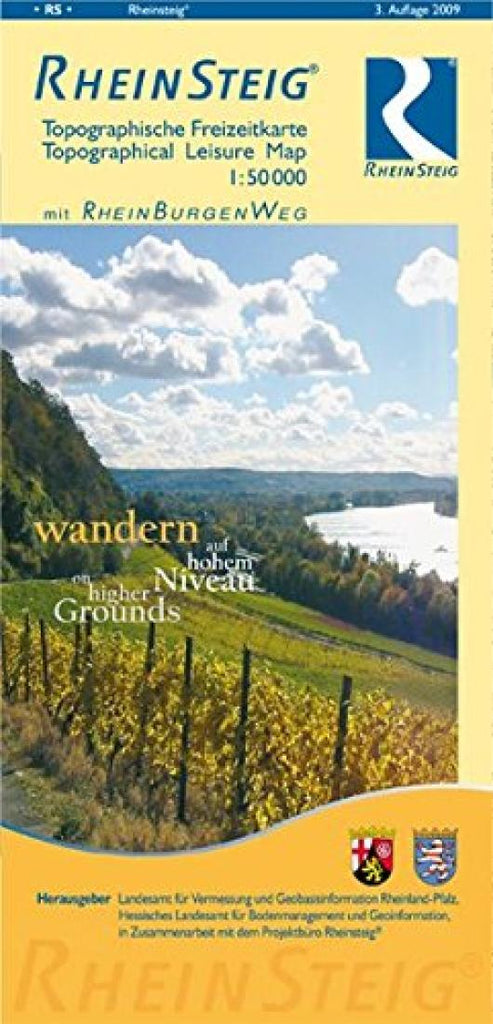 Buy map: RheinSteig 1:50,000 Topographical Leisure Map – YellowMaps Map ...