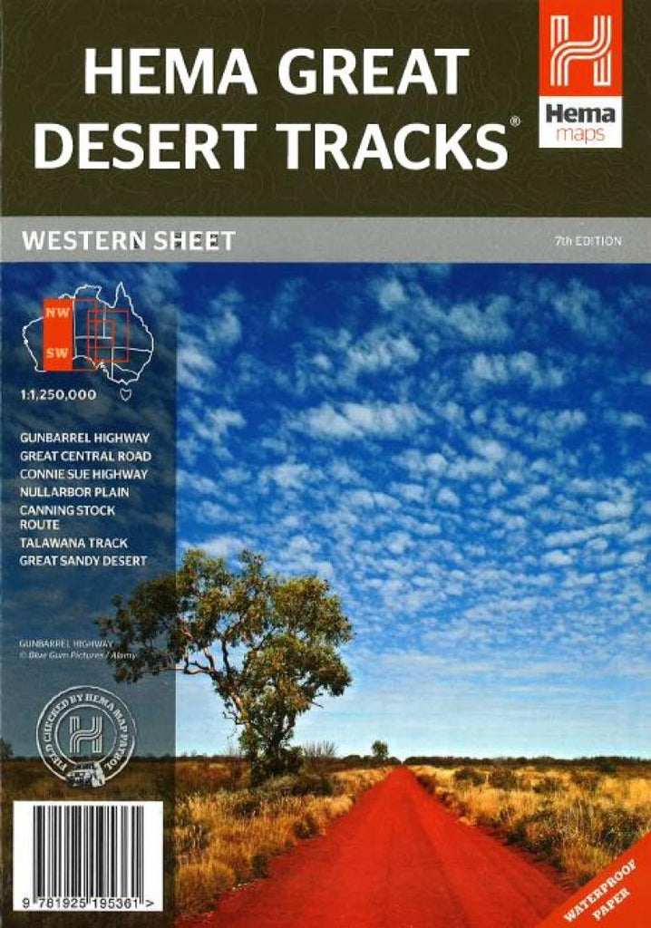 Buy map: Australia, Western, Great Desert Tracks, 7th edition by Hema ...