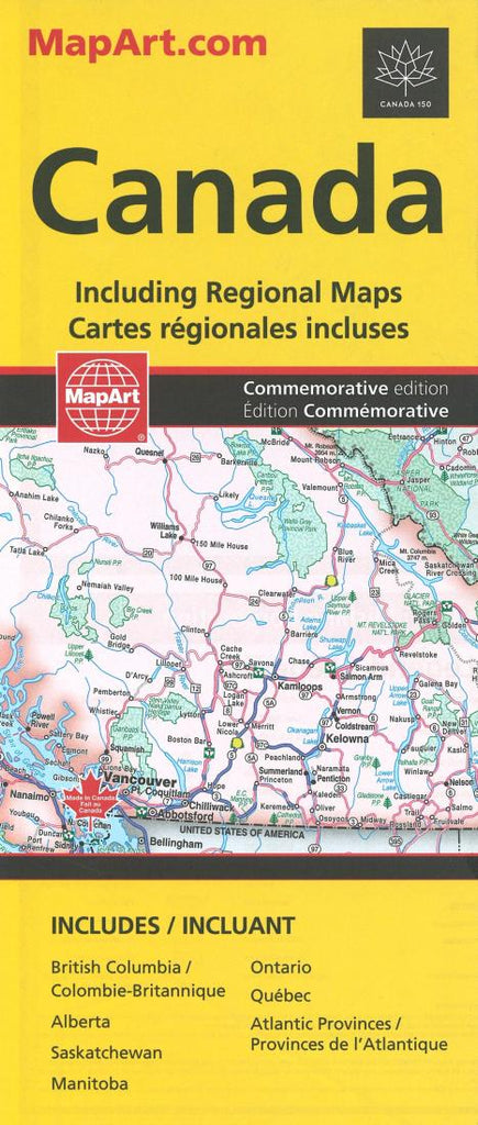 Buy map: Canada Road Map by MapArt Publishing – YellowMaps Map Store