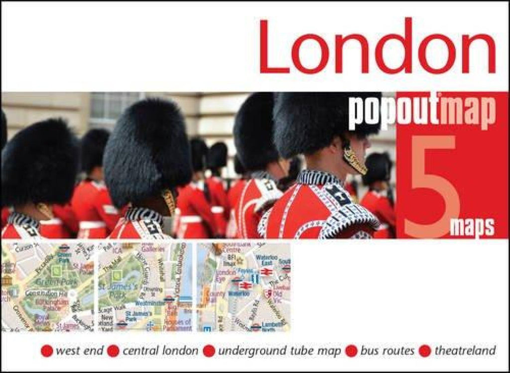 Buy map: London, England, PopOut Map by PopOut Products, Compass Maps ...