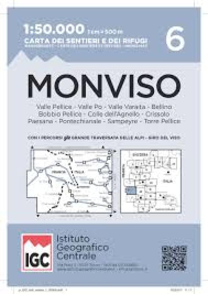 Buy map: Monviso Hiking Map – YellowMaps Map Store