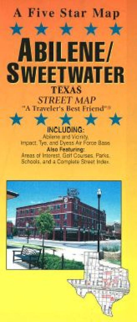 Buy map: Abilene and Sweetwater, Texas by Five Star Maps, Inc ...