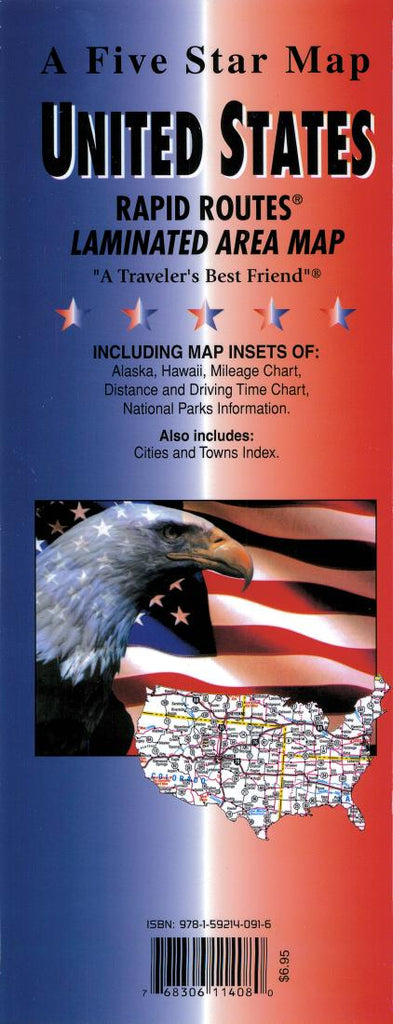 Buy map: United States : Rapid Routes : laminated area map – YellowMaps ...