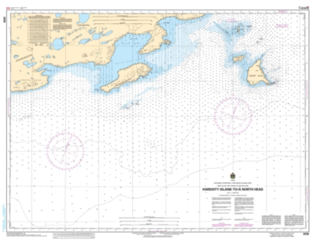 Buy map: Hardisty Island to/a North Head by Canadian Hydrographic ...