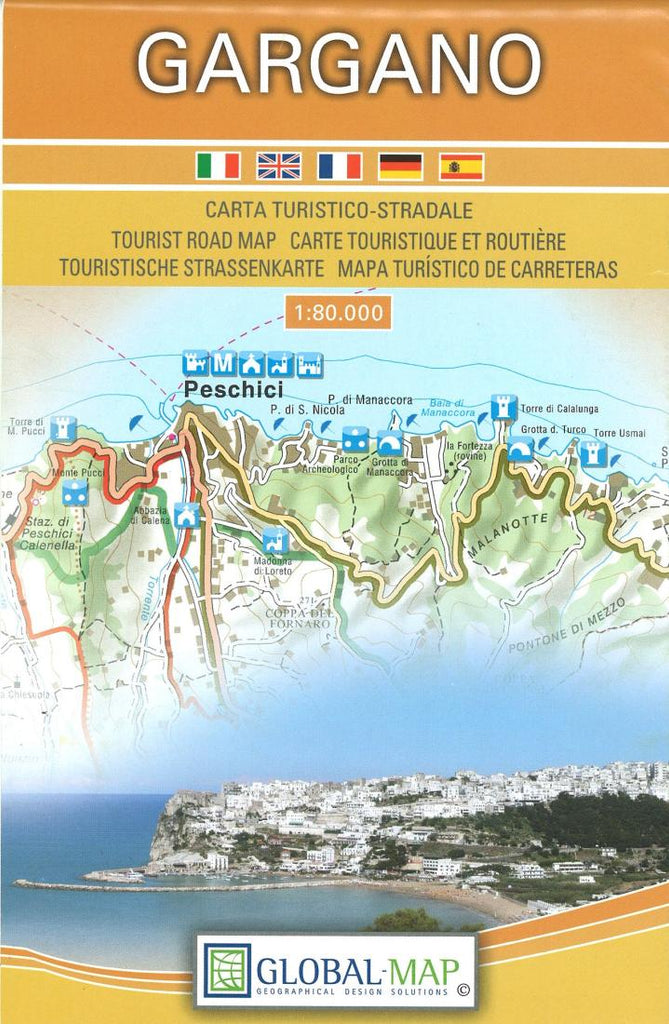 Buy map: Gargano : carta turistico-stradale 1:80.000 – YellowMaps Map Store