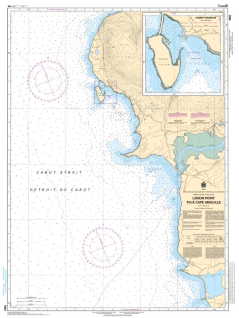 Buy map: Larkin Point to/a Cape Anguille by Canadian Hydrographic ...