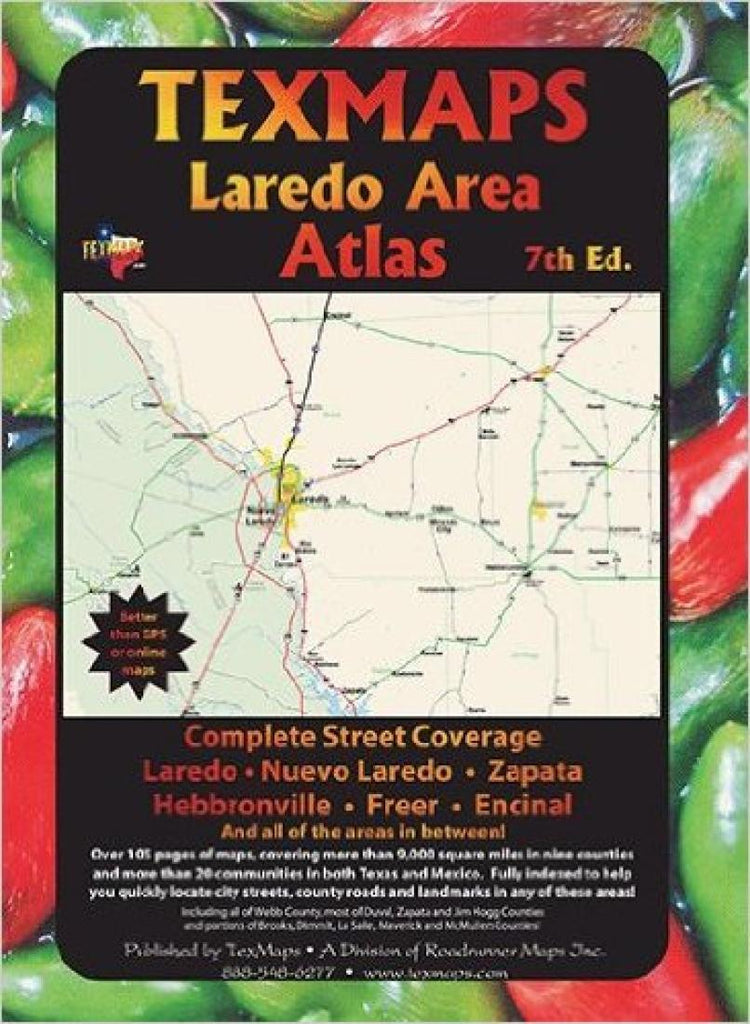 Buy map: Laredo, Texas Area Atlas by Texmaps – YellowMaps Map Store