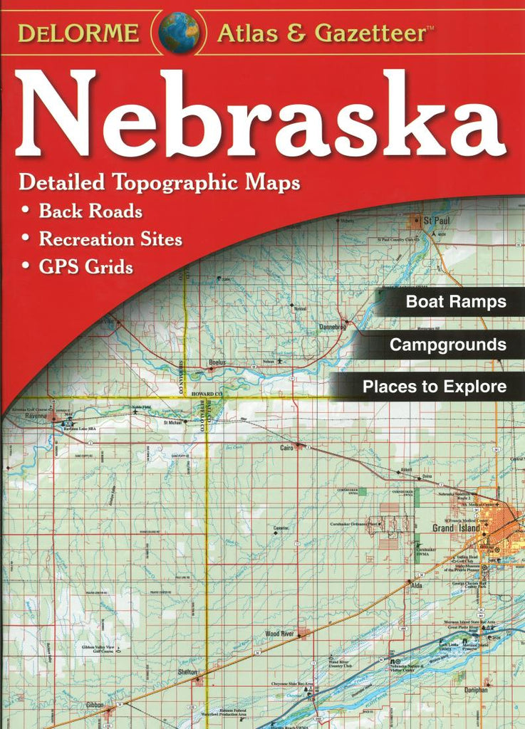 Buy map: Nebraska Atlas and Gazetteer by DeLorme – YellowMaps Map Store