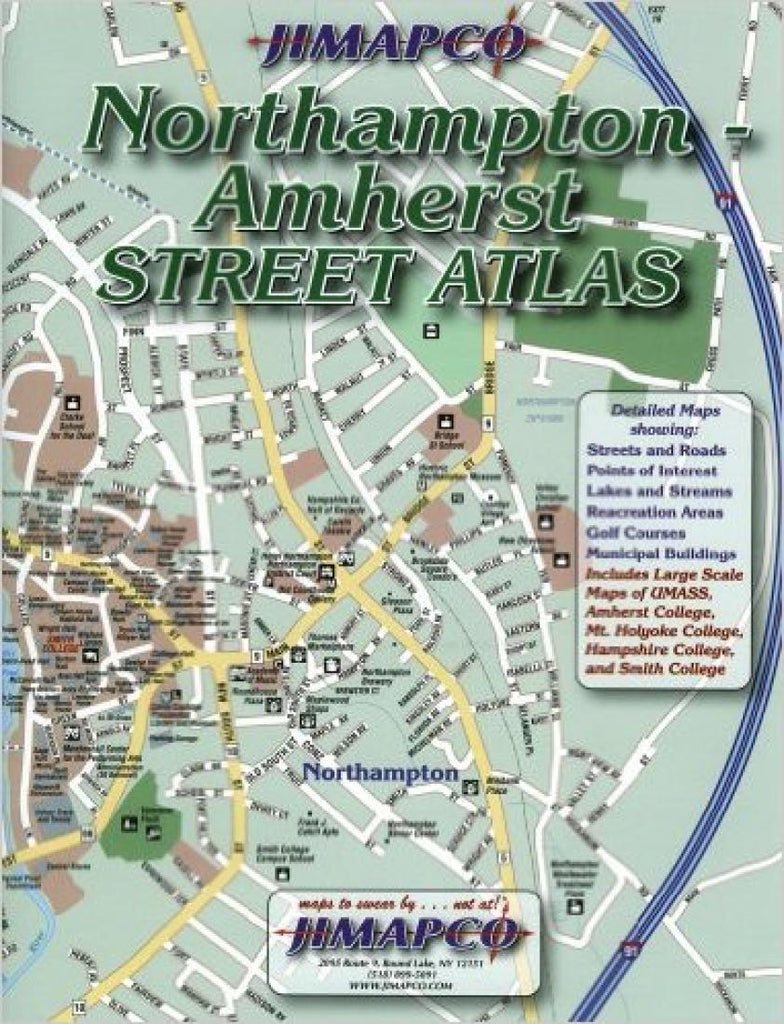 Buy map: Northampton-Amherst, New York, Atlas by Jimapco – YellowMaps ...