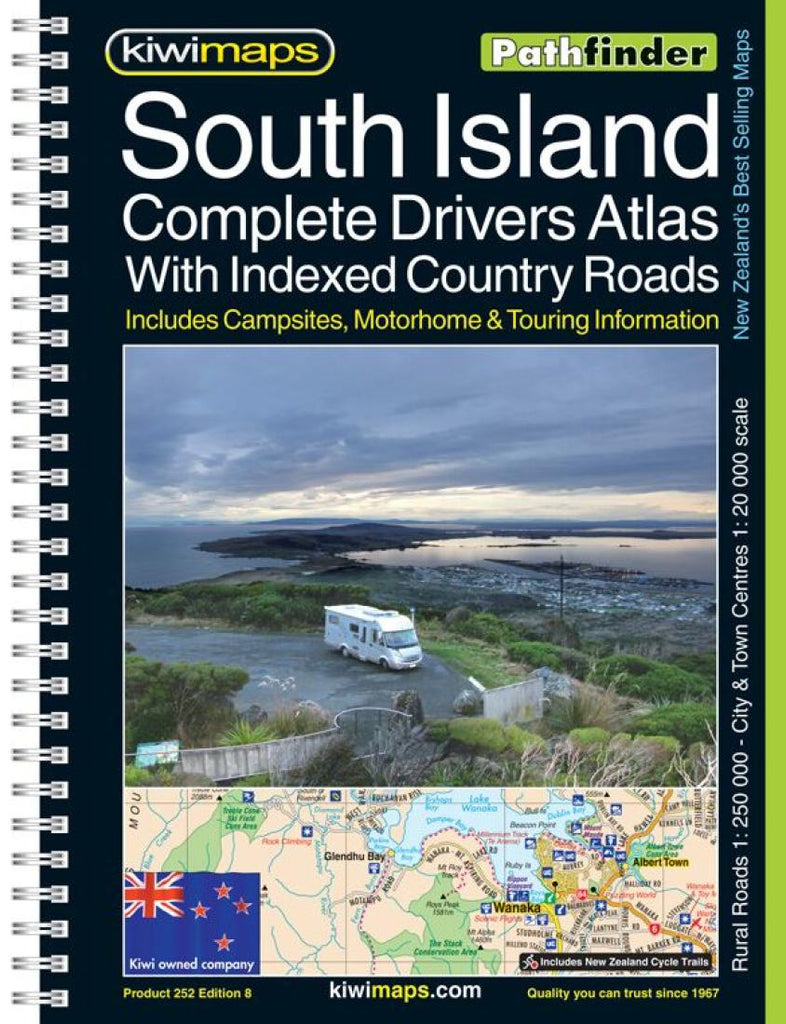 Buy map: South Island Rural Roads, New Zealand, Atlas by Kiwi Maps ...