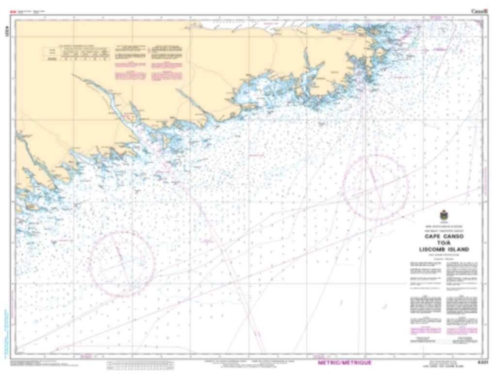Buy map: Cape Canso to Liscomb Island by Canadian Hydrographic Service ...