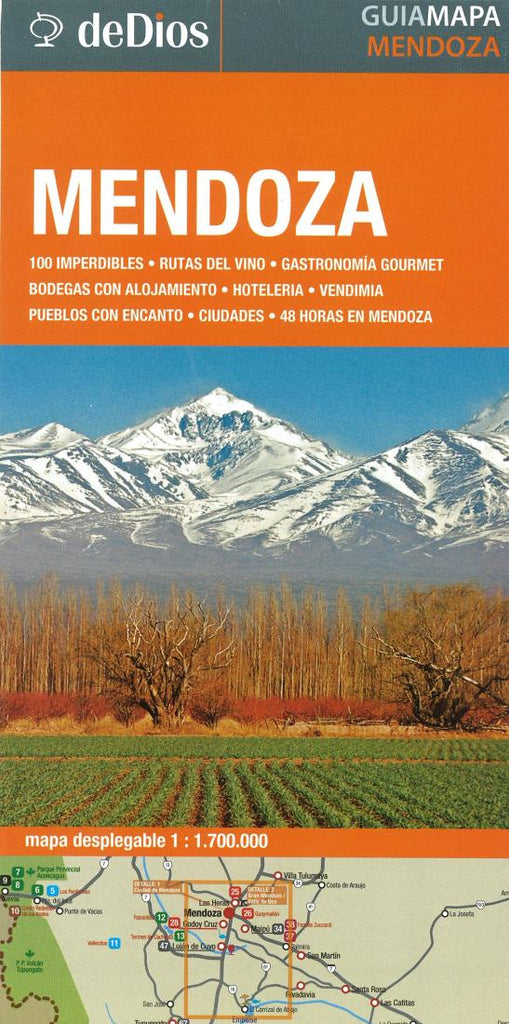 Buy map: Mendoza : tourist map – YellowMaps Map Store