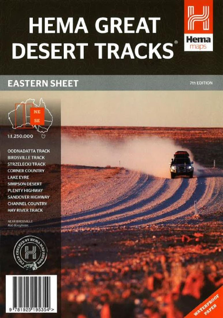 Buy map: Australia, Eastern, Great Desert Tracks, 7th edition by Hema ...