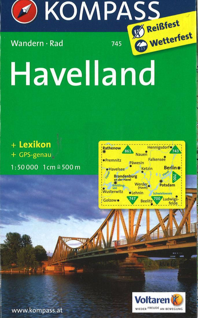 Buy map: Havelland Hiking Map & Guide – YellowMaps Map Store