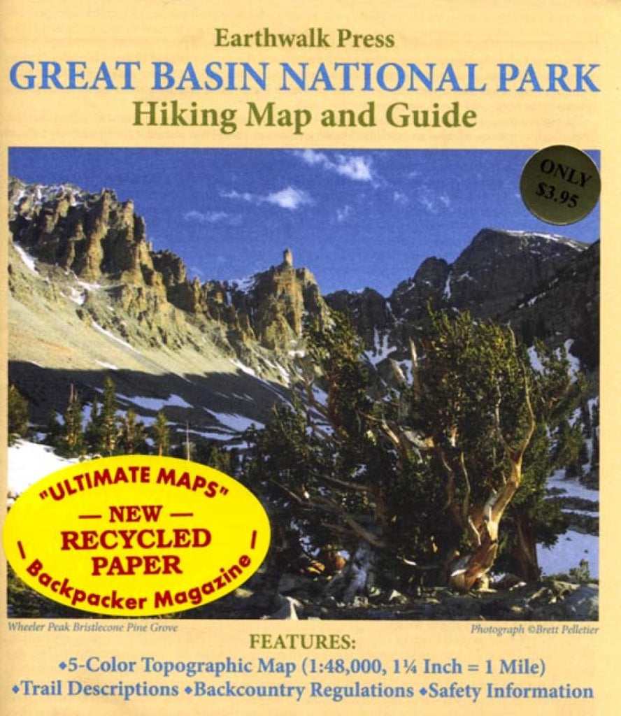Buy map: Great Basin National Park, Nevada, Hiking Map and Guide by ...