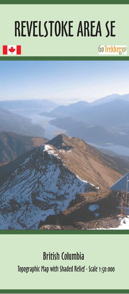 Buy Revelstoke SE Area map – YellowMaps Map Store